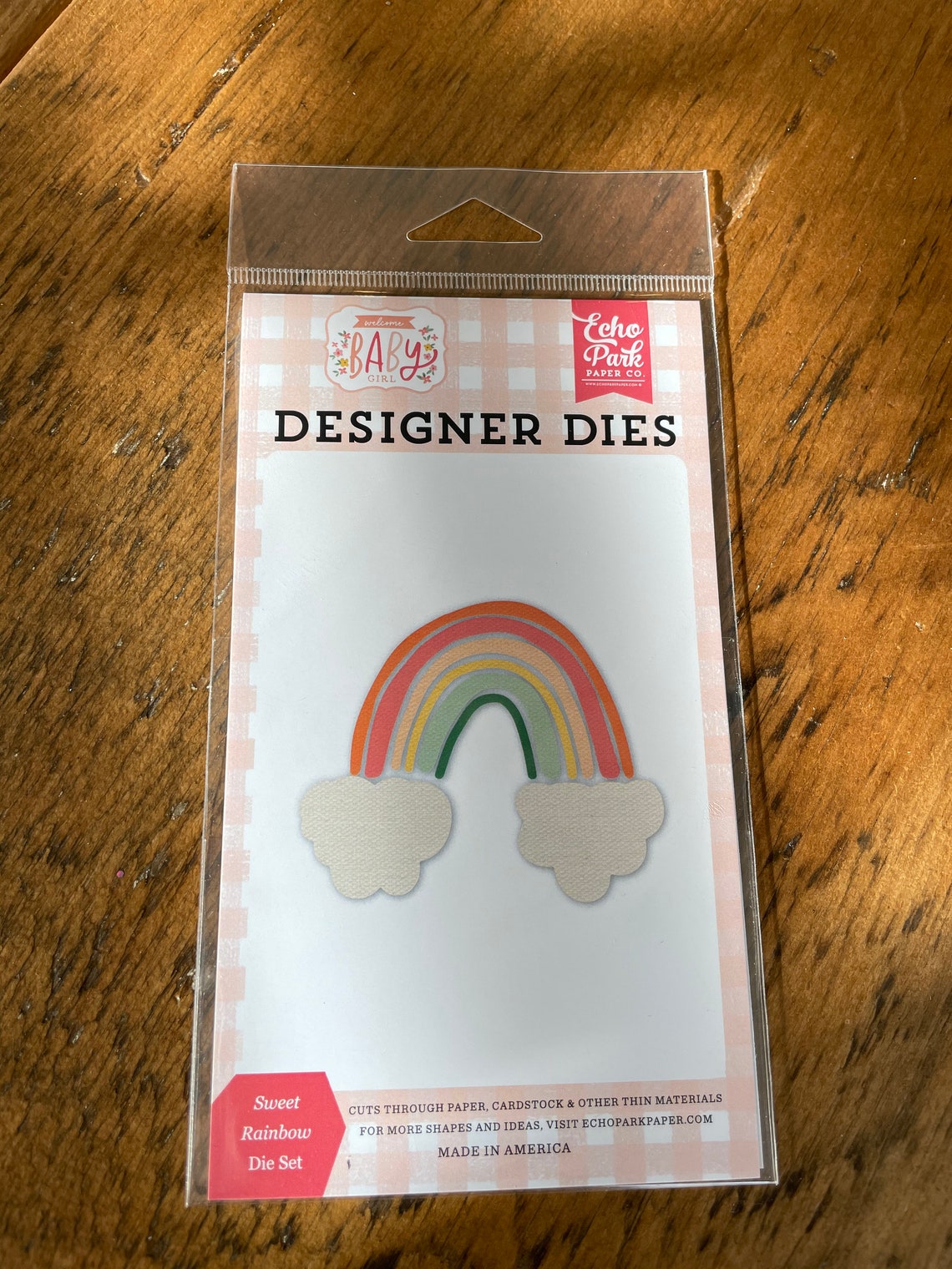 Rainbow Designer Dies - Rainbow Die Set - by Echo Park- Welcome Baby ...