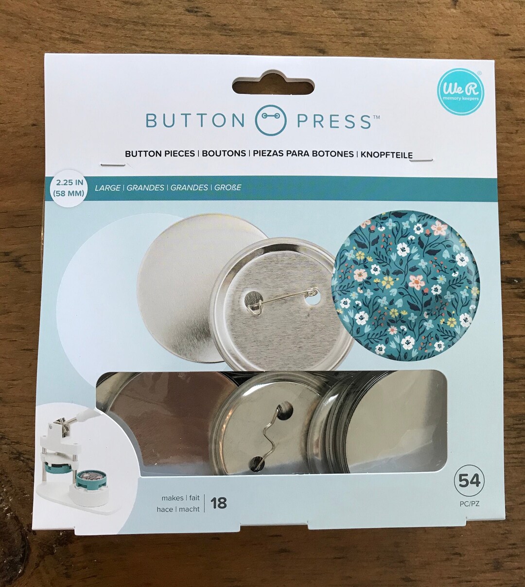 Button Press Button Refills choose Your Size button Refill Packs for We ...