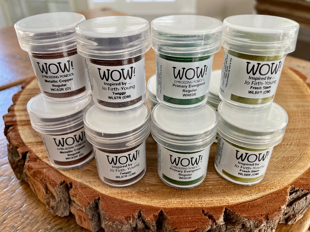 WOW Embossing Powders Earthy Greens & Browns - Choose Your Color Option ...