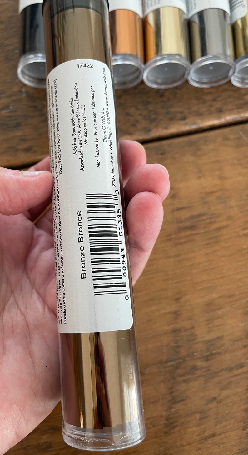 Deco Foil Metallic Color Foil Sheets Choose Your Color - Etsy