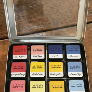 Ink Storage for Mini Cubes- Distress Mini Ink Cube Storage Tin- Ranger ...