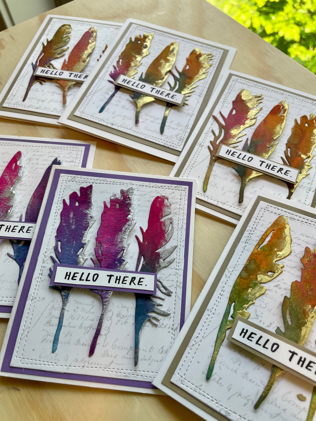 Feathery Sizzix Thinlits Dies by Tim Holtz and Sizzix - Etsy