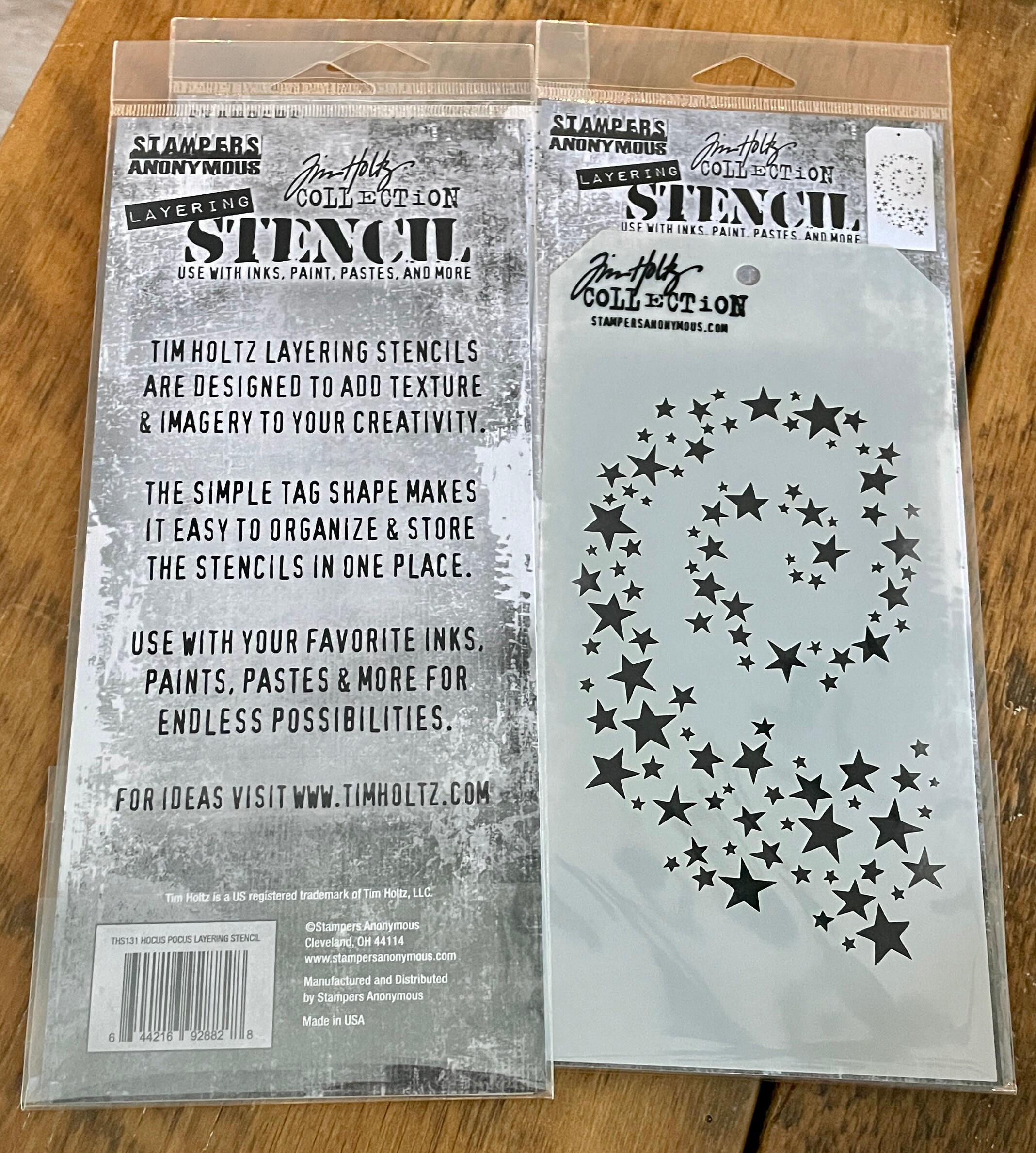 Tim Holtz Layering Stencil Hocus Pocus With Stampers Anonymous - Etsy