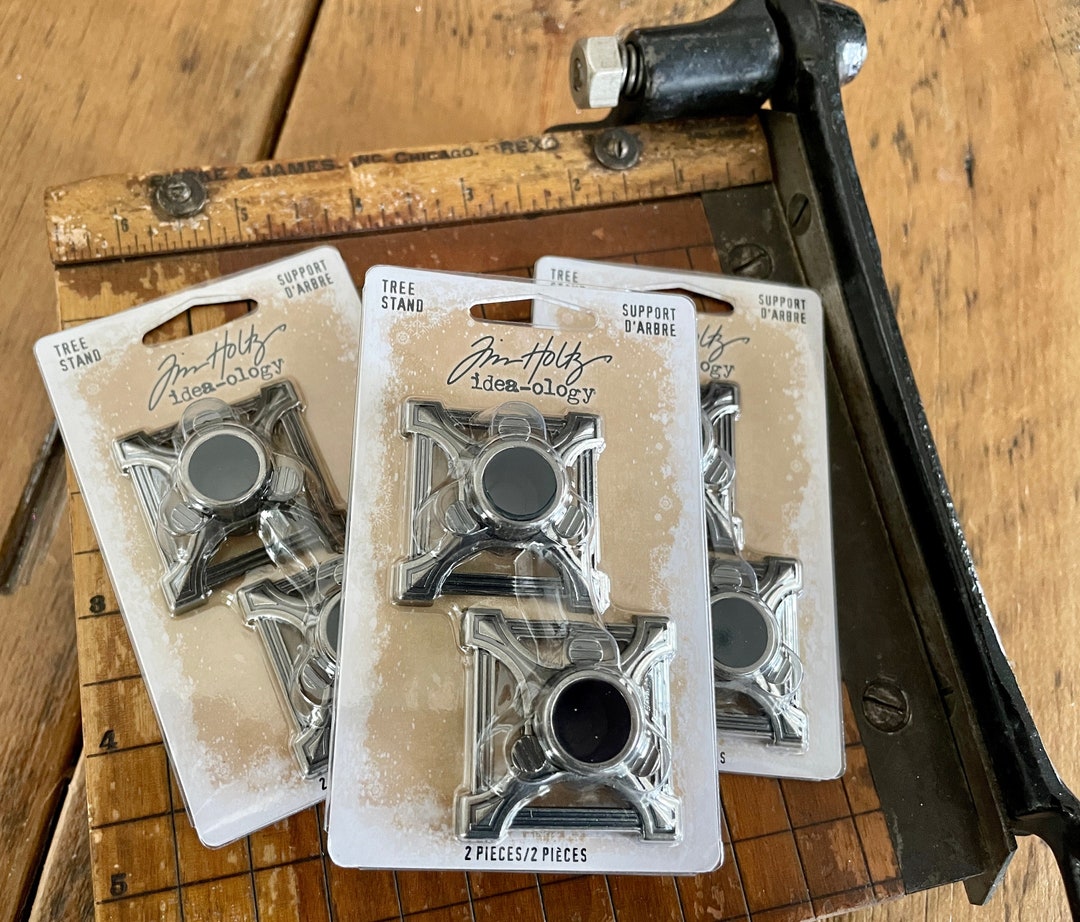 Tim Holtz Christmas Idea-ology Tree Stand 2/pkg - Etsy