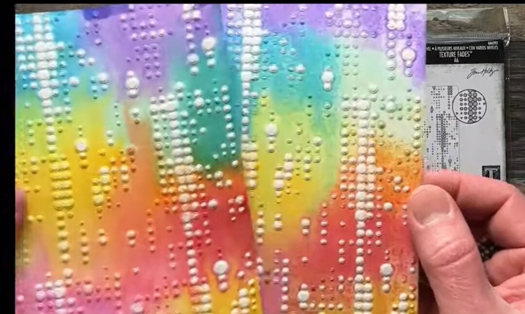 Multi Level Dotted Sizzix Texture Fades Embossing Folder by Tim Holtz - Etsy