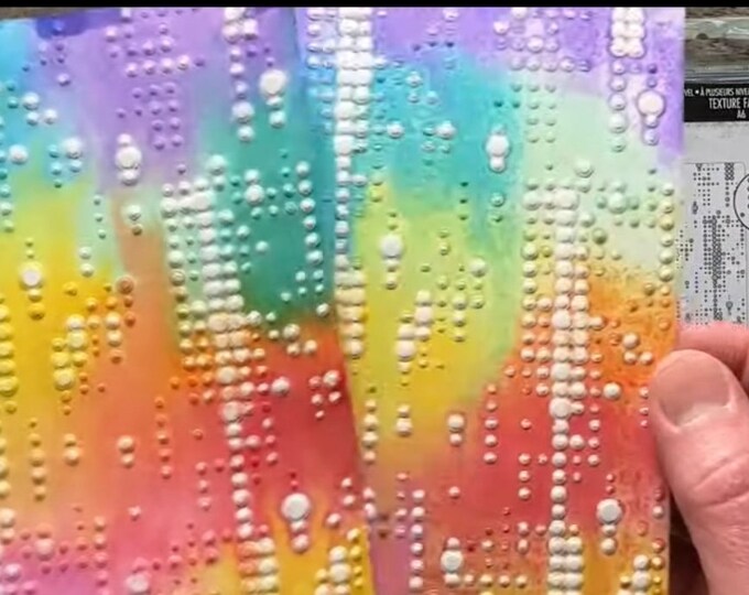 Multi Level Dotted Sizzix Texture Fades Embossing Folder by Tim Holtz ...