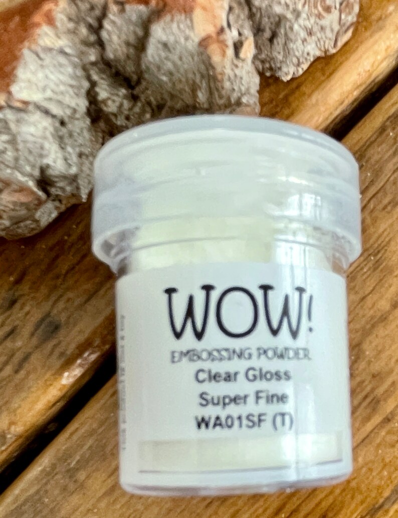 WOW Embossing Powders - Black, White, Clear... Choose Your Color & Mesh ...