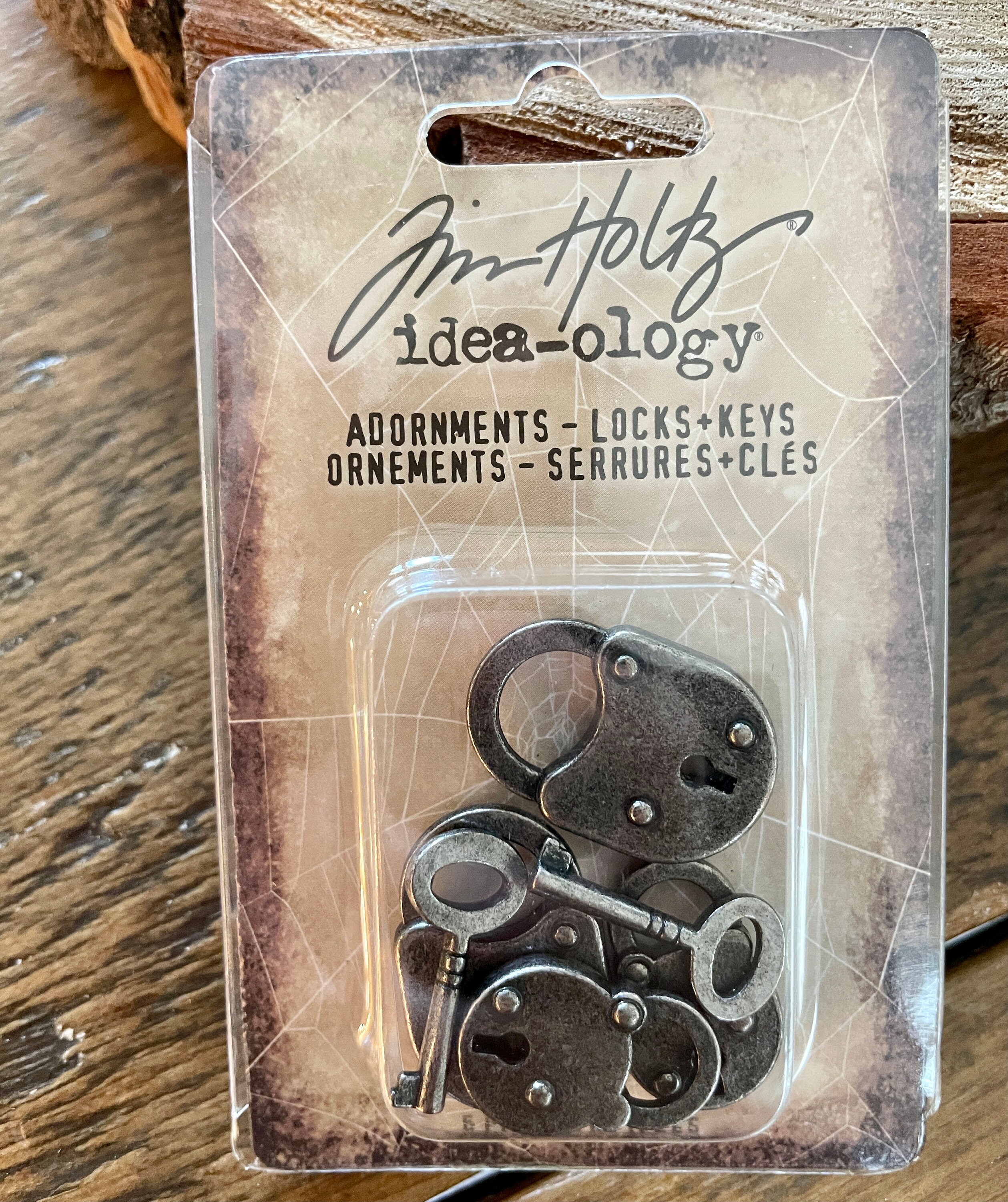Tim Holtz Locks and Keys Idea-ology Metal Adornments - Etsy