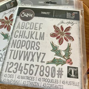 Vault Seasonal Sketch Tim Holtz Sizzix Vault Holiday 2024 Thinlits Die Set 666719 - Etsy