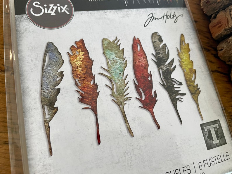 Feathery Sizzix Thinlits Dies by Tim Holtz and Sizzix - Etsy