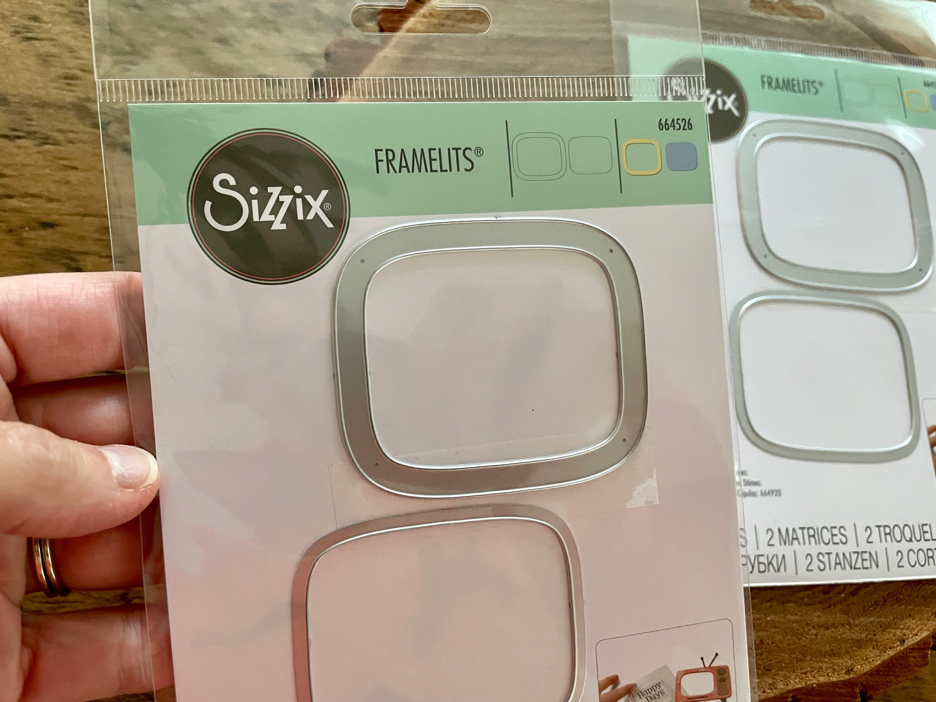 Rounded Square Framelits Die Set Sizzix - Etsy