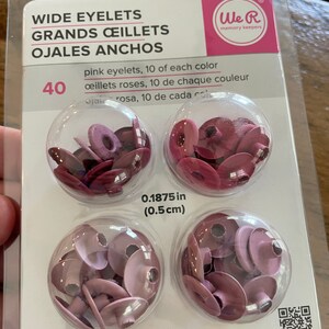 Wide Eyelets by We R Memory Keepers Multiple Color Options to Choose ...
