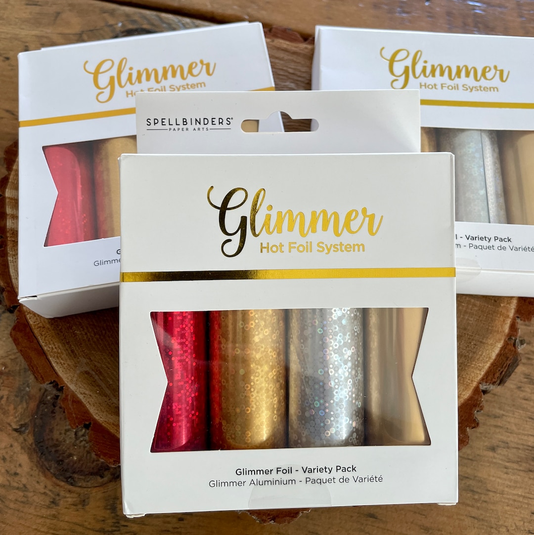 Spellbinder’s Glimmer Foil Variety Pack - Sparkly Glimmer Foil Set GLF ...
