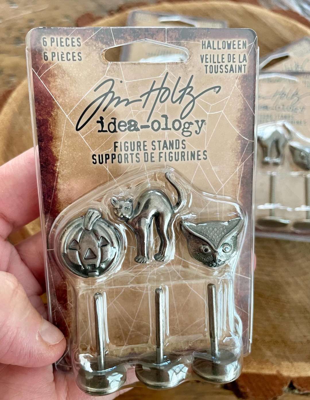 DISCONTINUED Halloween Figure Stands Tim Holtz Idea Ology Halloween ...