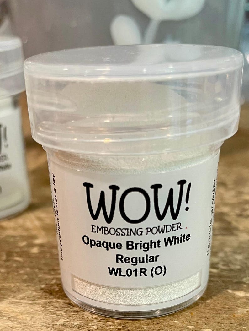 WOW Embossing Powders - Black, White, Clear... Choose Your Color & Mesh ...