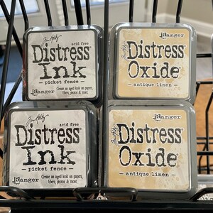 Neutrals Browns Colors Picket Fence Distress Oxide Ink Pads Tim Holtz ...