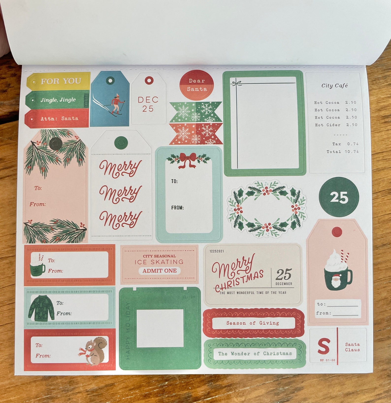 Crate Paper Busy Sidewalks Collection Sticker Book | Etsy