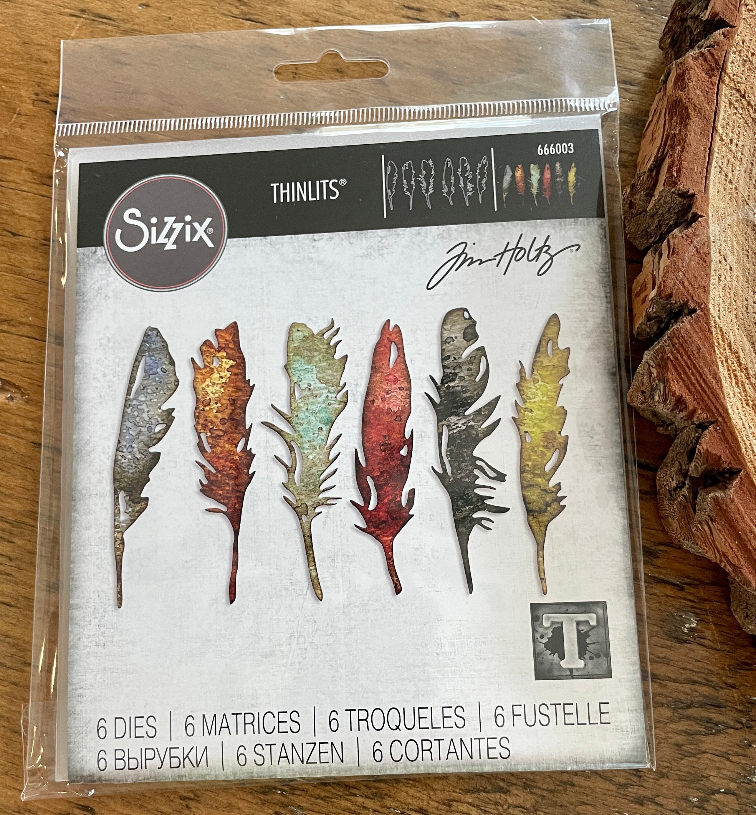 Feathery Sizzix Thinlits Dies by Tim Holtz and Sizzix - Etsy