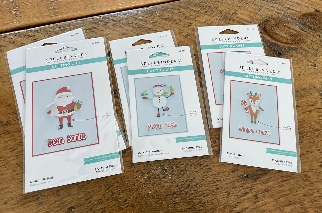 Spellbinders Dancin Series - Dancin Deer, Dancin St Nick, Dancin Choose ...