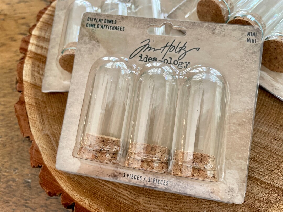 Mini Display Domes Tim Holtz Idea-ology Display Domes Mini 3 Pack ...