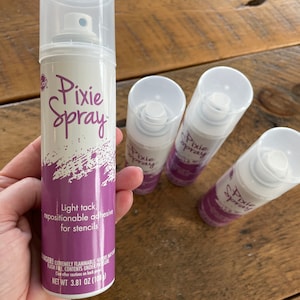 Pixie Spray - Icraft - Repositional Stencil Adhesive - Etsy