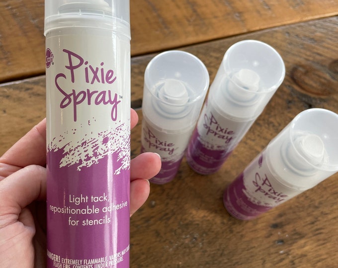 Pixie Spray - Icraft - Repositional Stencil Adhesive - Etsy