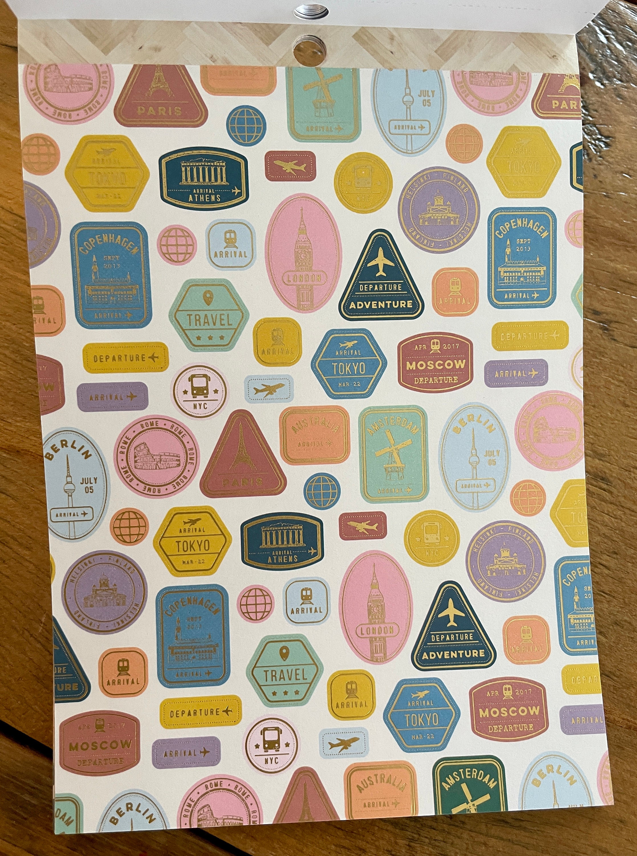 Round Trip 6 X 8 Paper Pad Maggie Holmes Crate Paper - Etsy