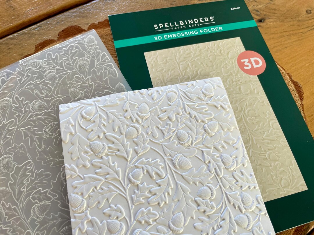Oak Forest Spellbinders 3D Embossing Folder E3D 111 - Etsy