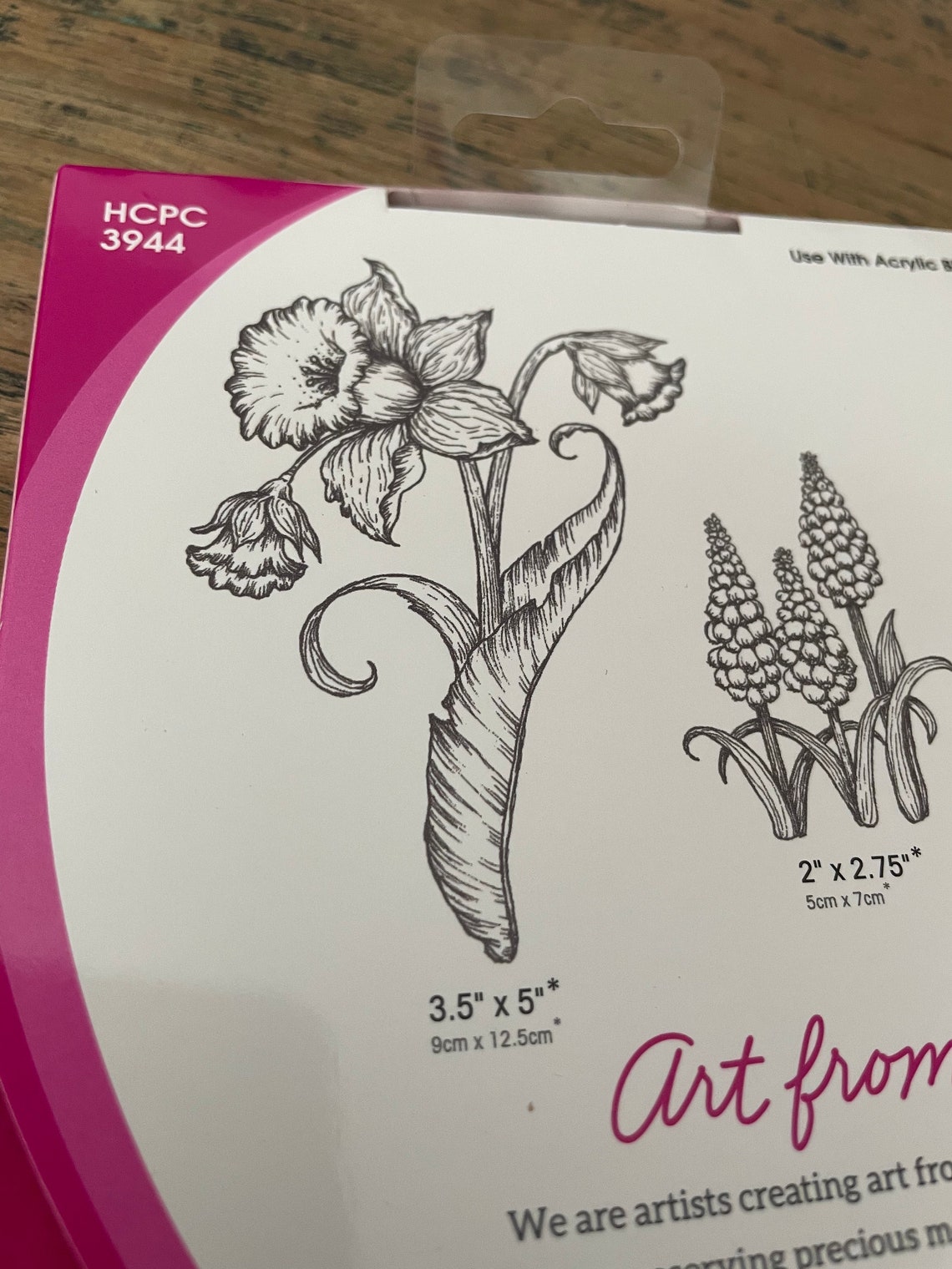 Delightful Daffodil & Hyacinth Stamp Set by Heartfelt - Etsy