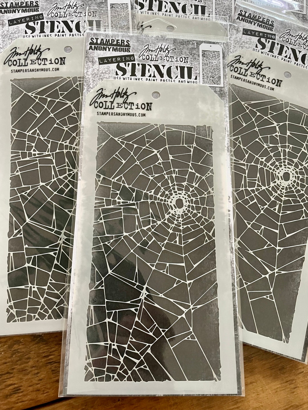Shatter Tim Holtz & Stamper’s Anonymous Layered Stencil 4.125"x8.5 ...