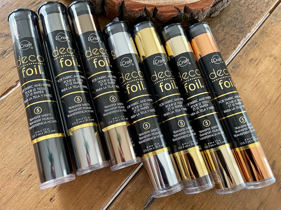 Deco Foil Metallic Color Foil Sheets- Icraft - Choose Your Color - Etsy