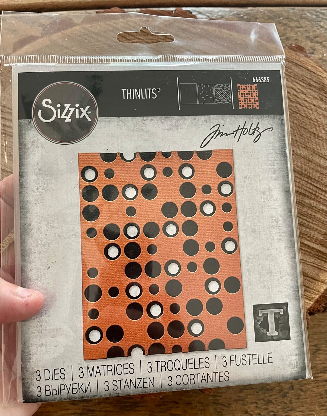 Layered Dots Tim Holtz Sizzix Thinlits Die Set 666385 - Etsy