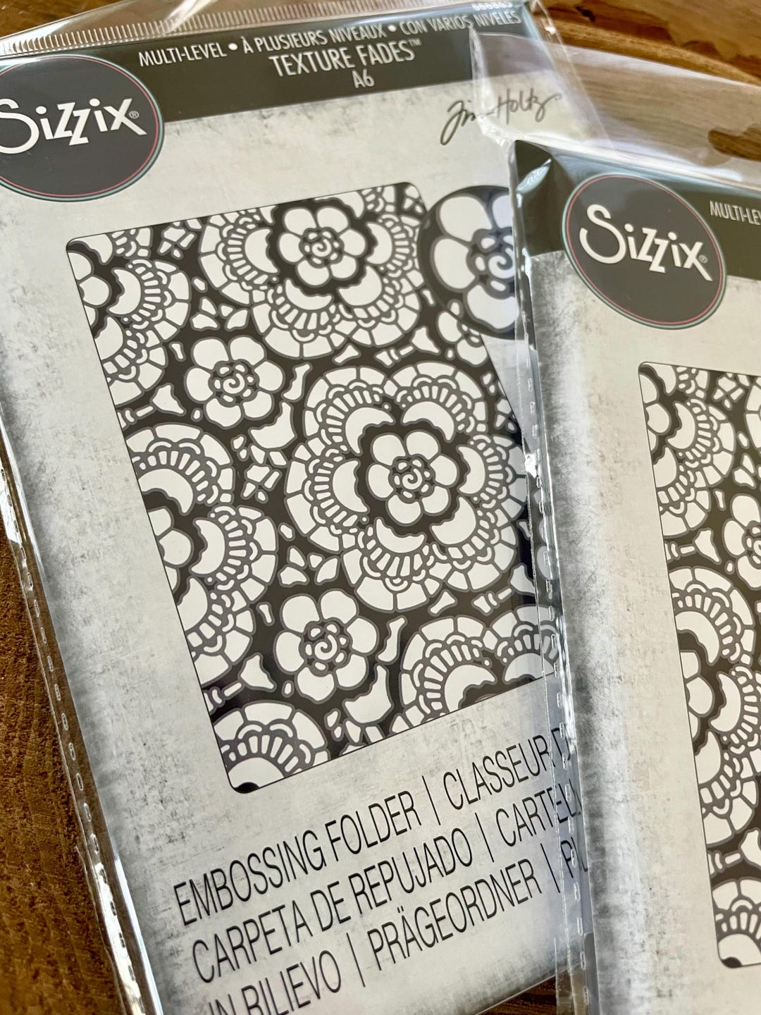 Vault Lace Tim Holtz Textured Impressions Embossing Folder 666865 - Etsy