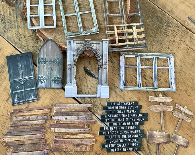 LAST SET Baseboards Halloween Tim Holtz Idea Ology Halloween 2024 ...