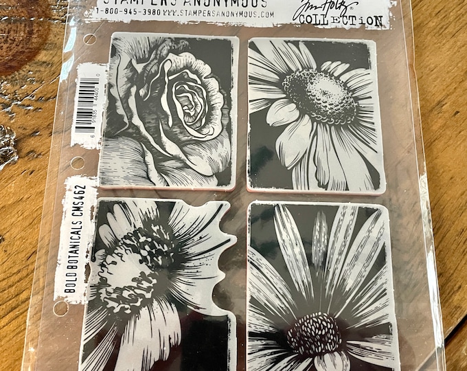 Forgotten Garden Tim Holtz Stamper’s Anonymous Cling Mount Stamp Set ...