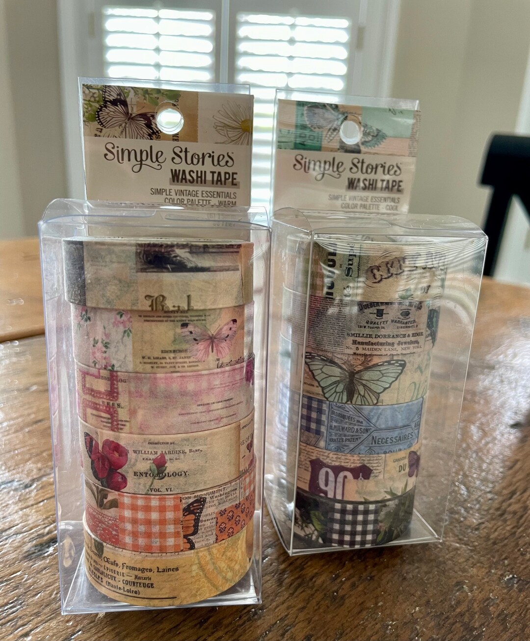 Simple Vintage Essentials Color Palette Washi Tape Set- Choose Your ...