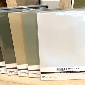Spellbinders Color Essentials Cardstock 8.5"x11" Choose Your Color ...