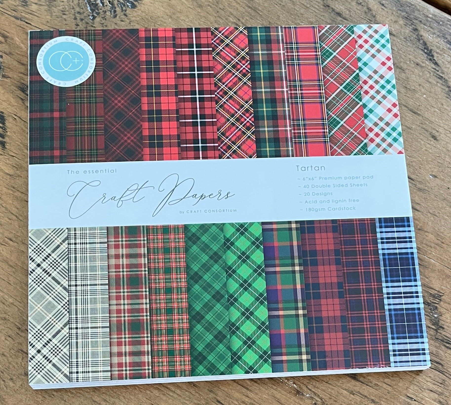 Tartan Plaid Craft Consortium Double-sided Paper Pad - Etsy