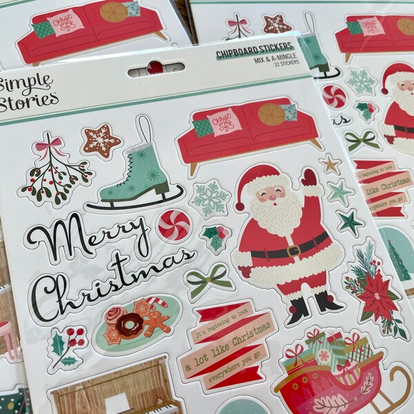 Chipboard Stickers - Etsy