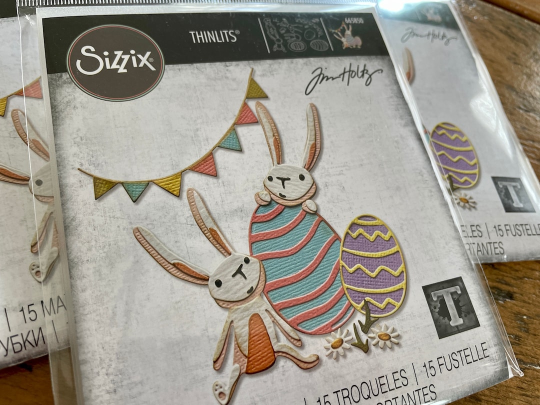 Bunny Games Thinlits Die Set Tim Holtz Sizzix 665850 - Etsy