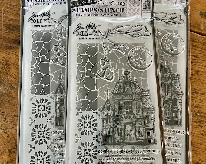 Curiosity Shop Tim Holtz Stamper’s Anonymous Cling Mount Stamp Set ...