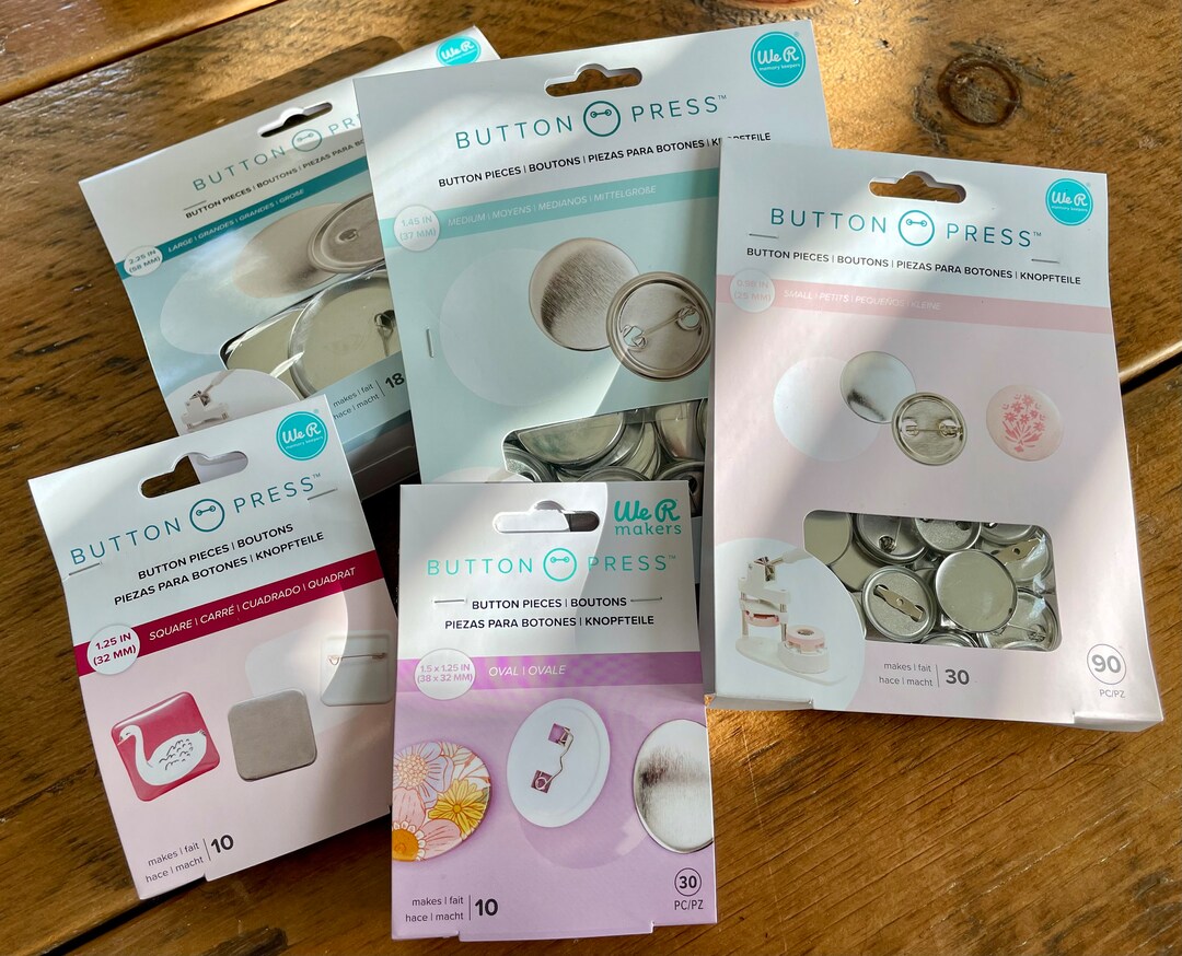 Button Press Button Refills -choose Your Size -button Refill Packs for ...