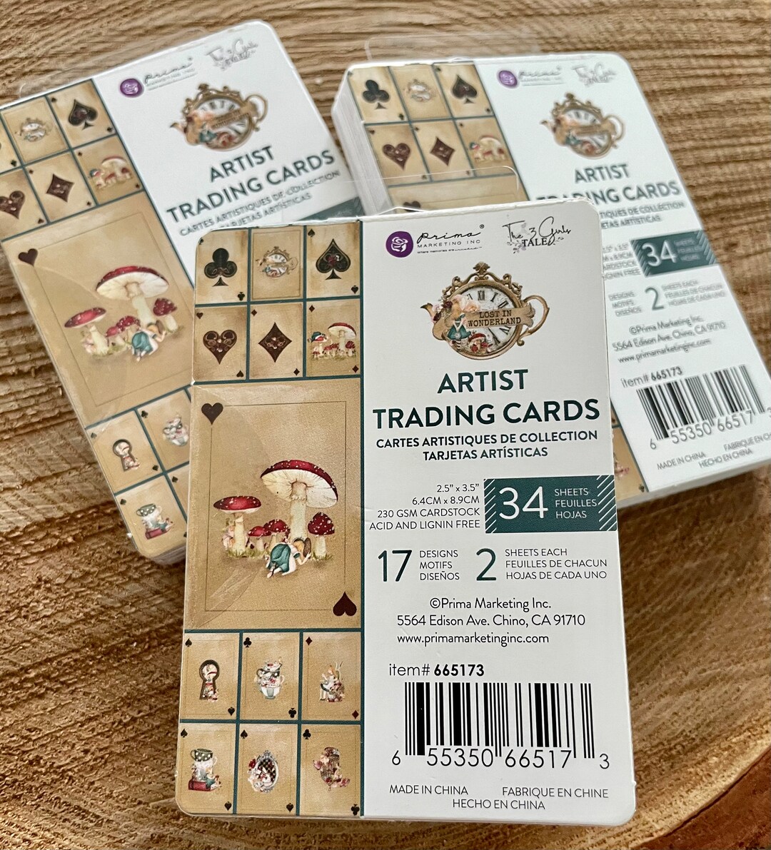Artist Trading Cards Lost in Wonderland Collection Prima Marketing ...