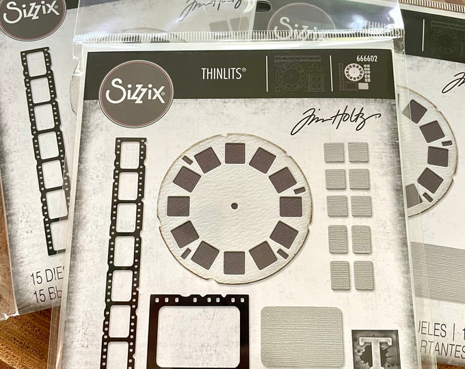 Vault Picture Show Tim Holtz & Sizzix Thinlits Die Set 666602 - Etsy