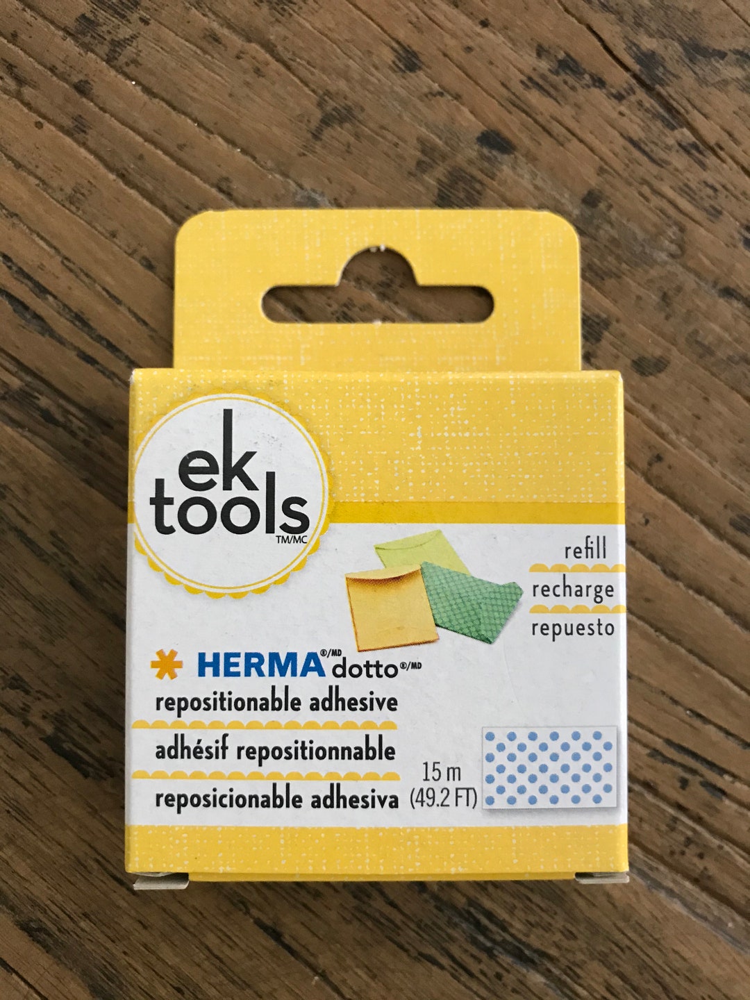 Repositional Dotto Adhesive Refill Roll by EK Tools - Etsy