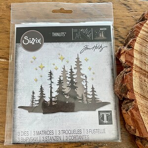 Forest Shadows Thinlits Die Set Tim Holtz & Sizzix Holiday Release 666334 - Etsy