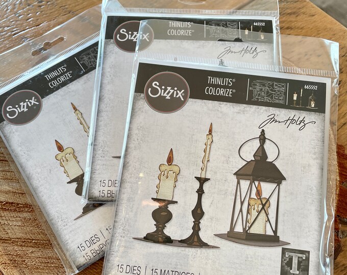 Candlelight Colorize Thinlits Die Set Tim Holtz Sizzix 665552 - Etsy