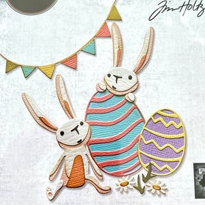 Bunny Games Thinlits Die Set Tim Holtz Sizzix 665850 - Etsy