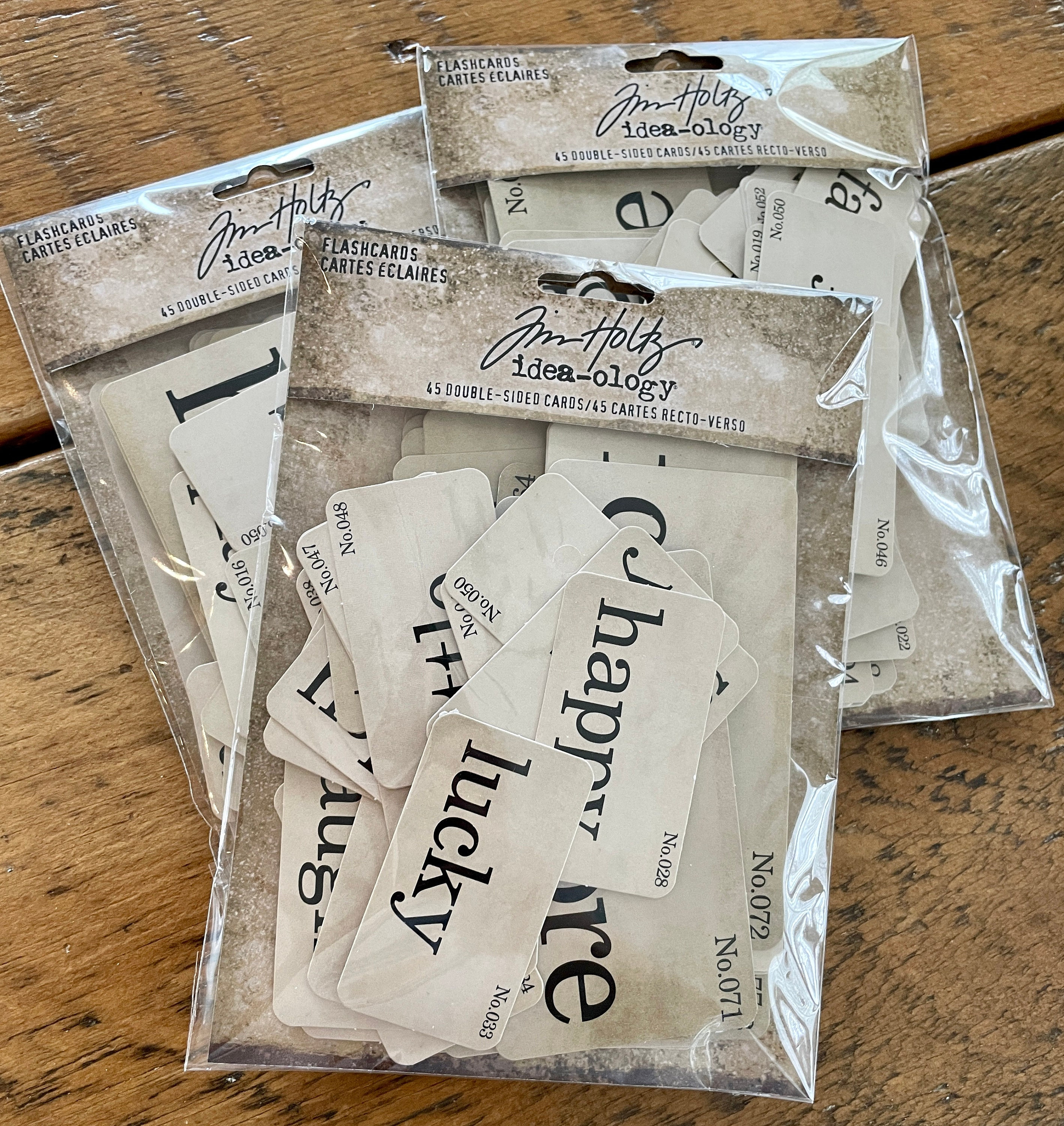 Double Sided Flashcards Tim Holtz Idea Ology | Etsy