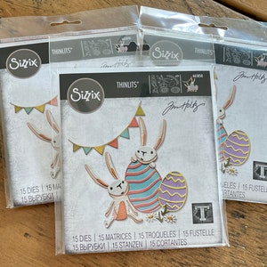 Bunny Games Thinlits Die Set Tim Holtz Sizzix 665850 - Etsy